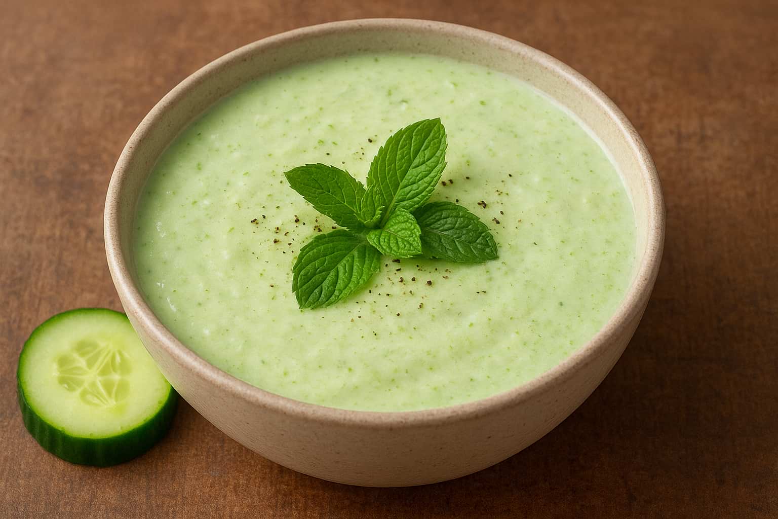 Soupe froide de concombre - Recette rapide | Cuisine Express